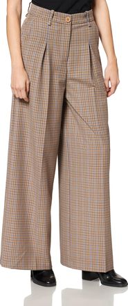 Benetton Damen Pantalone 46OF55AE3 Pants, Multicolore 913 beige, 38