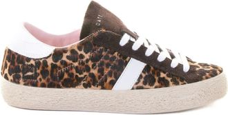 D.A.T.E. Sneakers aus Wildleder - Braun