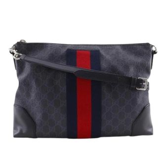 Gucci Pre-owned Vintage Messenger Bag - - Pre-owned - Damen - Schwarzk - ONE SIZE
