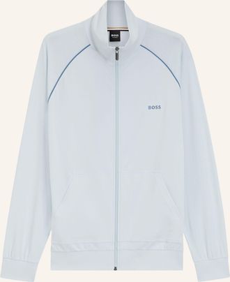 HUGO BOSS Lounge-Sweatjacke Mix&Match Jacket Z Regular Fit blau