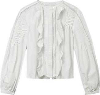 Isabel Marant Chemise Cubraly &agrave; volants en coton