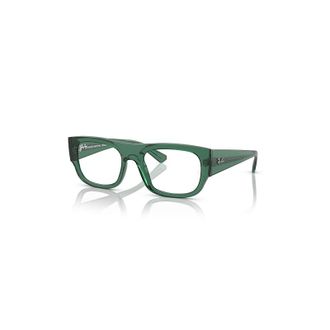 Ray-Ban Kristin Optics Bio-based Transparent Gr&uuml;n Fassung Klar Glas Polarisiert 52-20