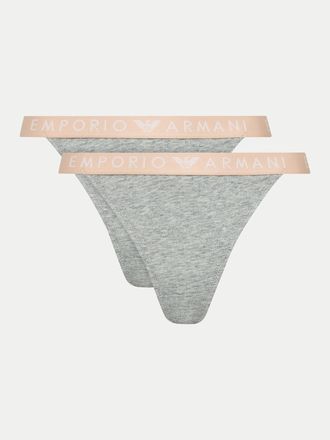 Emporio Armani String-Set 164522 4F227 00948 Grau