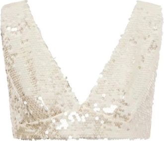 Philosophy di Lorenzo Serafini Femme, Tops, Beige, Taille: 34 FR Top sans manches