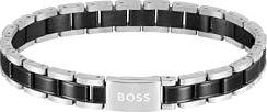 BOSS Jewelry Bracelet à maillons pour Homme Collection METAL LINKS ESSENTIALS en Acier inoxidable, noir, bleu et or jaune