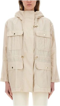 Fay Femme, Vestes, Beige, Taille: 42 FR Parka