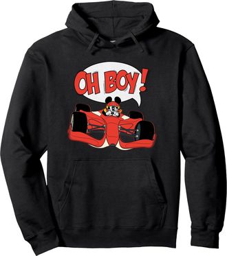 Disney Mickey Mouse Racing Team Oh Boy! Race Car Driver Pullover Hoodie