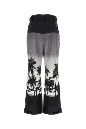 Palm Angels Mens Pantalone Lightgreybla Pantaloni Trousers