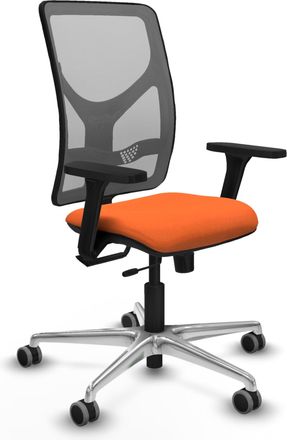 Piqueras y Crespo B&uuml;rostuhl aus Stoff mit 3D-Armen, h&ouml;henverstellbare Lendenwirbelst&uuml;tze, ausgestattet mit Syncro/Traslack und Schneideschaum, mit Rollen von 65 mm, Par