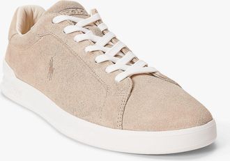 Polo Ralph Lauren Baskets aspect daim en cuir m&eacute;lang&eacute;