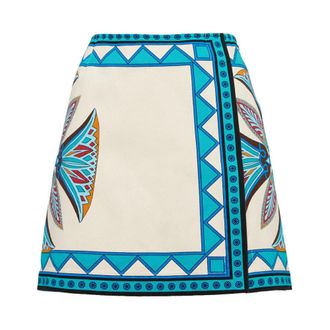 La DoubleJ Foulard Minirock - - Skirts - Damen - Mehrfarbig - S