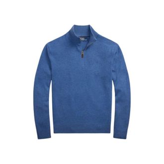 Polo Ralph Lauren Homme, Pulls, Bleu, Taille: 2XL Pull camionneur demi-zip