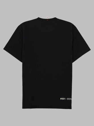 Moncler Logo-Print Cotton T-Shirt - Black