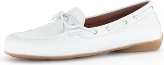 Gabor Damen Slipper, Frauen Slip On,Mokassins,Halbschuhe,Slides,Schlupfschuhe,schluepfschuhe,Loafer,Slip-ons,Freizeitschuhe,Weiss,40.5 EU / 7 UK