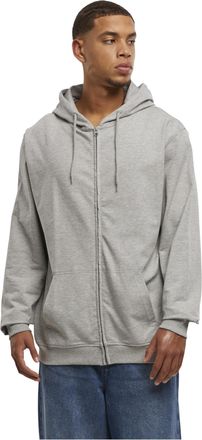 Build Your Brand Terry Zip Hoody Grau Heather Grey XL
