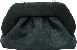 Themoir&egrave; Bios Medium Suede Croco Effect - - Bags - Damen - Schwarzk - ONE SIZE