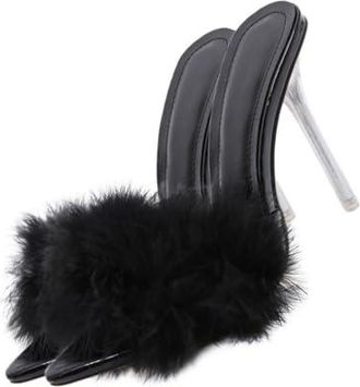 BESPORTBLE FRCOLOR Sandales Été Femme à Bout Affiné Pantoufles Extérieur Talons Fins Chaussures pour Femmes