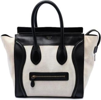 Celine Pre-owned Luggage Tote - Femme - Pre-owned - Blanc - Taille: ONE Size