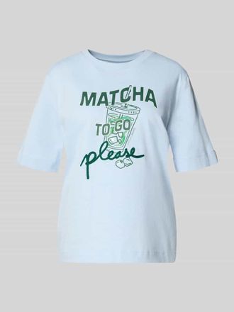 Marc Cain Slim Fit T-Shirt mit Motiv-Print