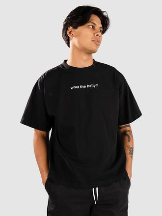 A.Lab Brainrot What The Helly? Cropped T-Shirt vintage black