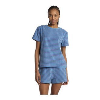 Howlin Femme, Tops, Bleu, Taille: 36 FR T-shirt girocollo spugna righe