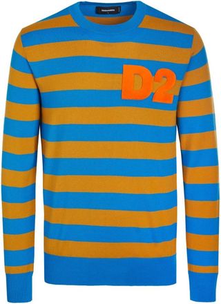 Dsquared2 Rundhals-Strickpullover - - Knitwear - Herren - Mehrfarbig - S