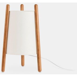Leds - C4 Leds C4 Woody Tripod Tischleuchte Eichenholz, Beige E27