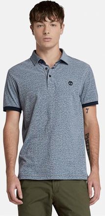 Timberland Kurz&auml;rmeliges Baboosic Brook Oxford-Polohemd f&uuml;r Herren in Dunkelblau, Herren, Blau, Gr&ouml;&szlig;e