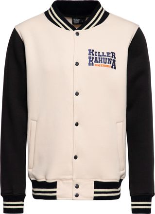 King Kerosin Herren College Jacke Killer Kahuna ecru