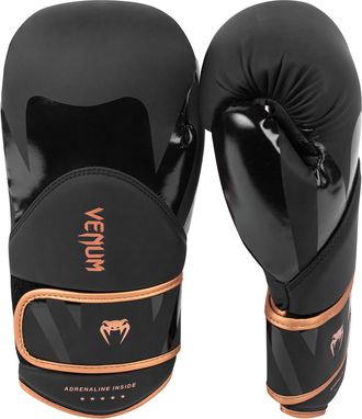 Venum Challenger 4.0 Boxhandschuhe - Schwarz-Bronze - 16 Oz