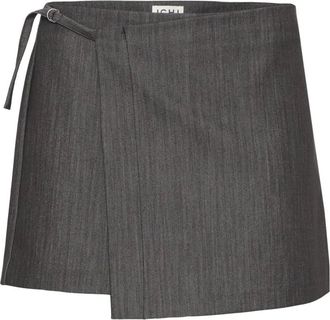 Ichi Ichi, Femme, Jupes, Noir, Taille: 46 FR Short Skirts