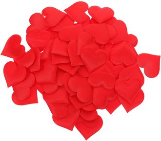 Cabilock VANZACK 500 St&uuml;ck Rote Herzkonfetti Tischdekoration Romantische Valentinstags und Hochzeitsdeko - 35cm Herzf&ouml;rmige Papierschmuckst&uuml;cke f&uuml;r Party und F