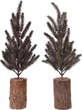 Everlands 680495 Minibaum Holzfuss 44 cm Sortiert (1 St&uuml;ck)