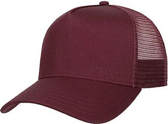 Stetson Highway Trucker Casquette snapback en coton pour homme été hiver, bordeaux, taille unique