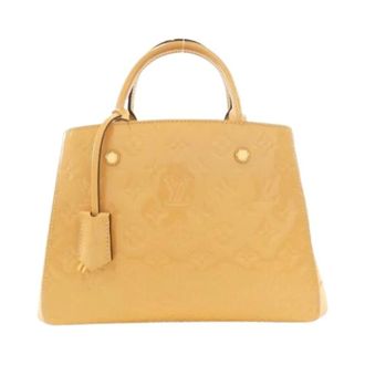 Louis Vuitton Pre-owned Montaigne BB Vernis Bag - Femme - Pre-owned - Beige - Taille: ONE Size