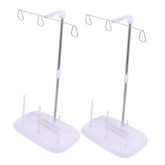 NUOBESTY 2st&uuml;cke Garnaufbewahrungsst&auml;nder F&uuml;r Stickgarn Drehbarer Garnrollenhalter N&auml;hmaschinengarnkonus Garnst&auml;nder Mit Organizer-Funktion Gro&szlig;er Garnrollenha