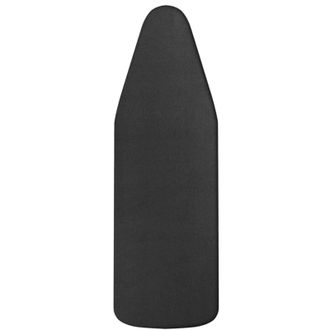 Generic Hochtemperatur-B&uuml;gelbrettbezug, waschbare B&uuml;gelmatte, extra Dicker B&uuml;gelbezug mit Polsterung (Black, One Size)
