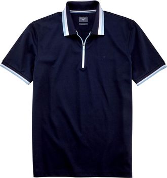 Olymp Herren Polo-Shirt Kurzarm Casual.Wirk,Interlock,984 Casual Circular Knit Regular fit,99 Keine Zuordnung m&ouml;glich,Marine 18,XL