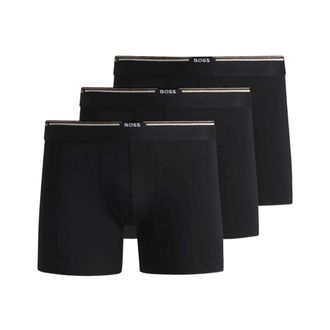 HUGO BOSS BoxerBR3p Boxer Briefs - - Underwear - Herren - Schwarzk - M