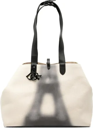 Dior grand sac cabas Eiffel Tower Toujours (2024) - Blanc