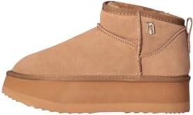 Liu Jo Jane 01 bottines en cuir marron -Hauteur des semelles 5cm