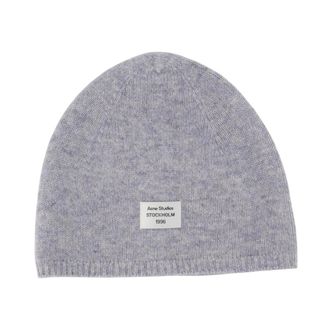 Acne Studios Kaschmir-M&uuml;tze - - Accessories - unisex - Grau - ONE SIZE
