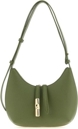 Furla Femme, Sacs, Vert, Taille: ONE Size Goccia Small Shoulder Bag