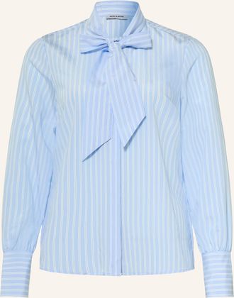 More & More More & More Schluppenbluse blau