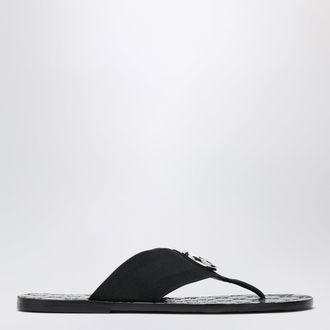 Gucci Riviera Flip-Flops Aus Leder Mit GG-Logo