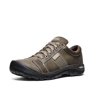 Keen Austin Low Height Leather Oxford pour homme, Bring&eacute;/gris acier, 46 EU