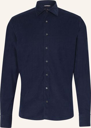Stenströms Cordhemd Slim Fit blau
