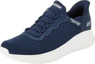 Skechers Bobs Squad Chaos-Daily Hype Baskets Mains-Libres pour Homme, Bleu Marine, 10 Wide