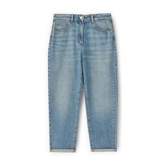 Motivi Boyfriend Jeans mit Umschlag - - Jeans - Damen - Blau - XL