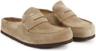 Birkenstock Mules Naples en cuir su&eacute;d&eacute;